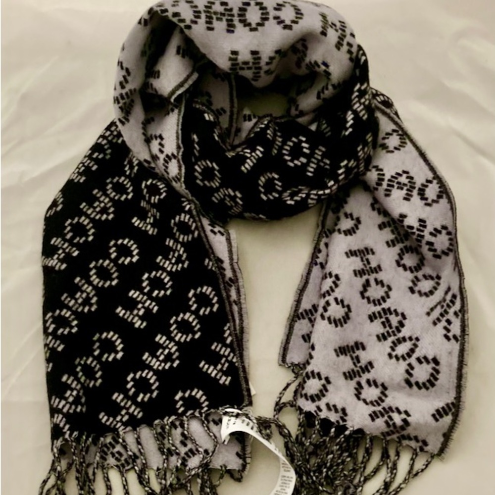Coach Merino Wool Signature Scarf Rectangle Double Si… - Gem